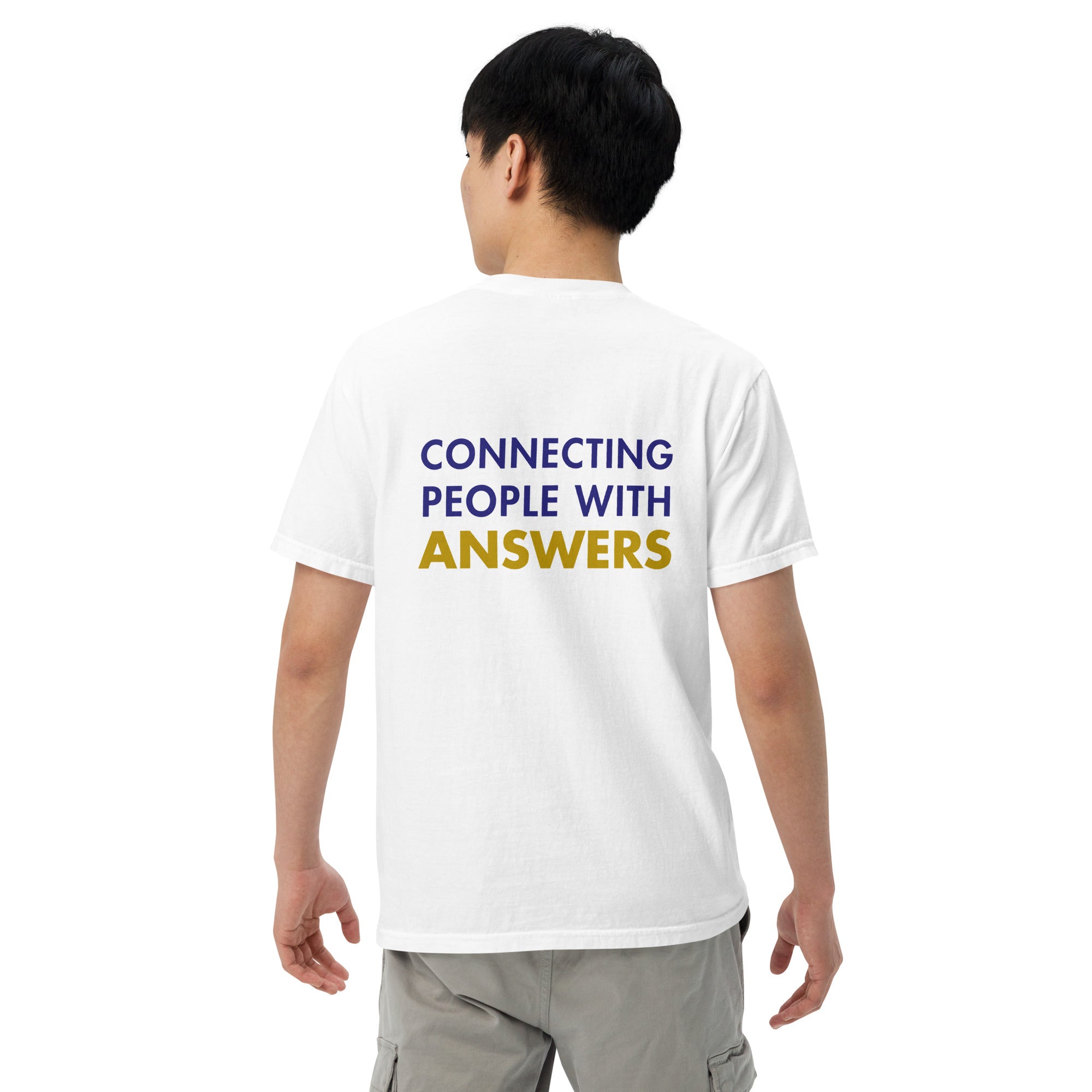 AnswerFirst Tagline Tee - White – AnswerFirst Swag